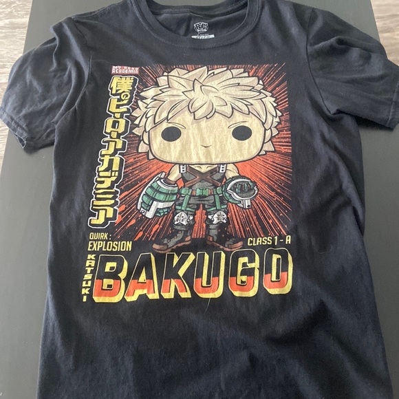 Funko | Shirts | Funko Tee My Hero Academia Bakugo | Poshmark